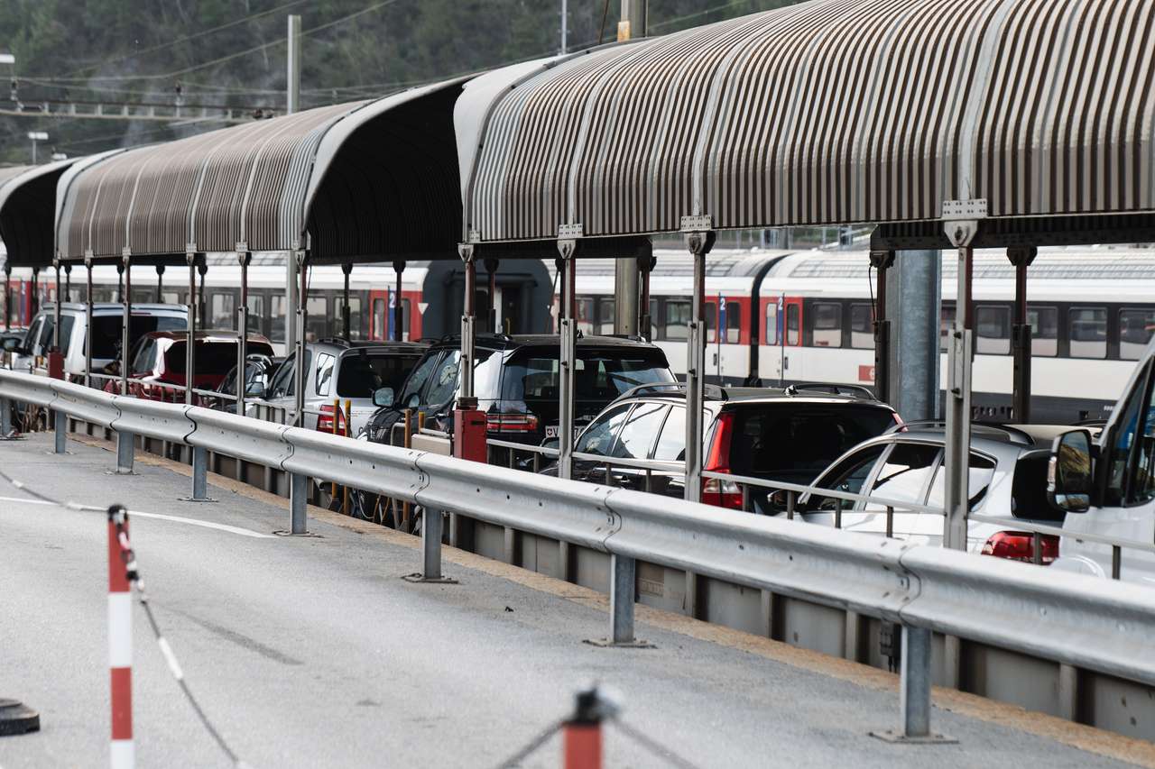 Simplon car transport: the record streak has come to an end